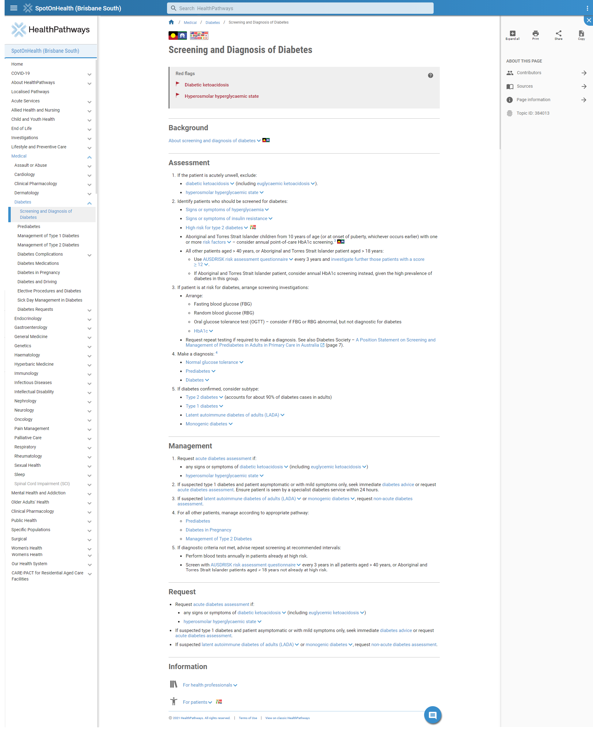 Brisbane South HealthPathways Project Management Site > Home